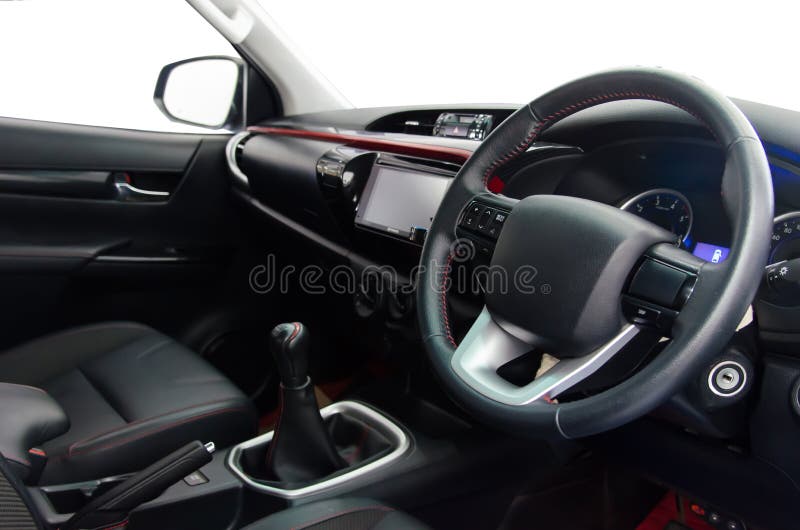 Inside the car cabin stock image. Image of safety, auto - 140625815