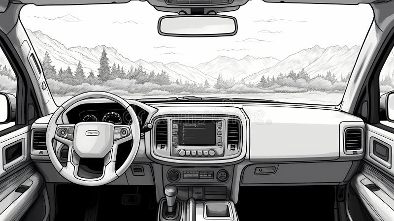 Car Interior Buttons Vector Stock Illustrations – 224 Car Interior ...