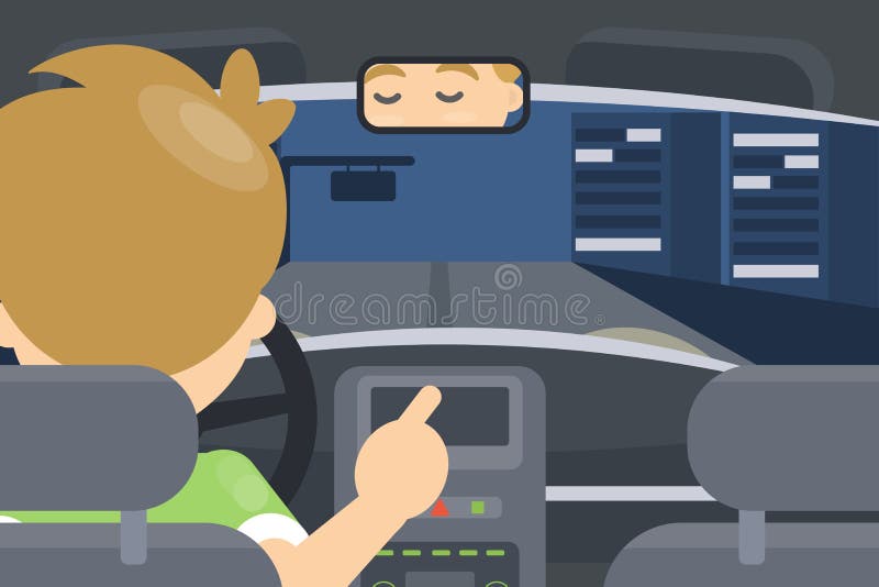 Car Driving People Back Stock Illustrations – 370 Car Driving People ...