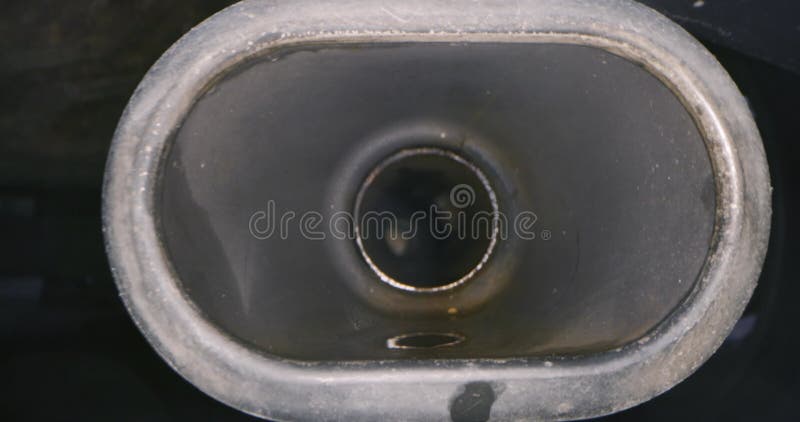 Inside the Car Exhaust Pipe. Engine Working Stock Video - Video of ...