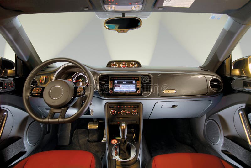 The inside of the car stock photo. Image of leather, dashboard - 30788714