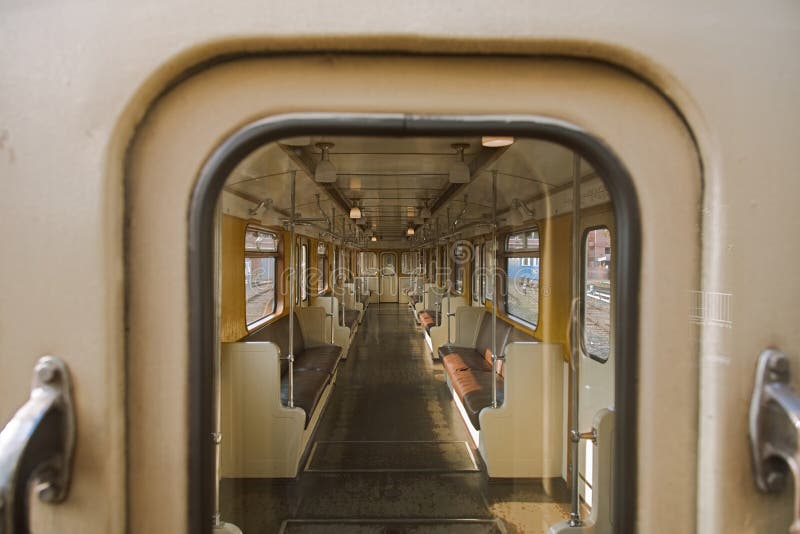 Inside the Car of the Moscow Metro in 1935, Russia Editorial Stock ...