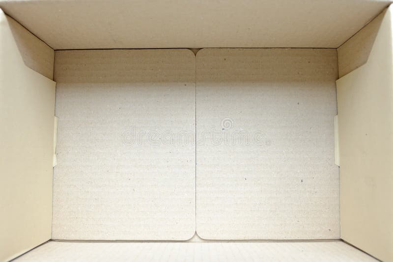 Inside the Cardboard Box Background. Stock Image - Image of card, cargo ...