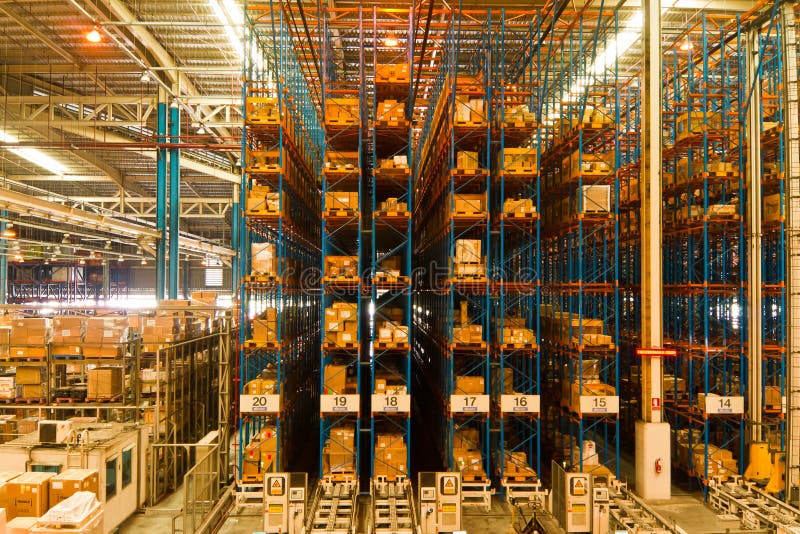 Inside air cargo freighter stock image. Image of dock - 25299345