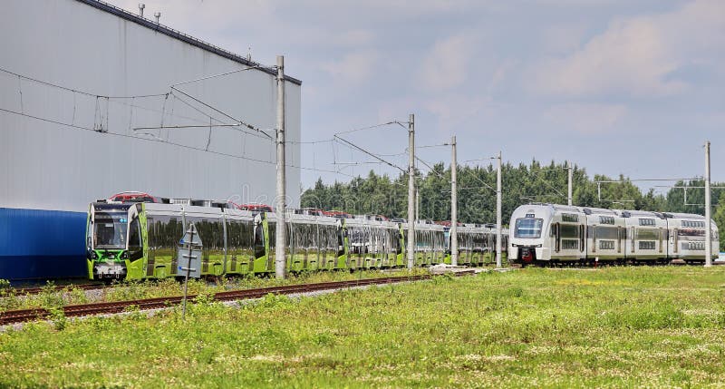 Inside the Carriage Assembly Plant. Production Workshop for the ...