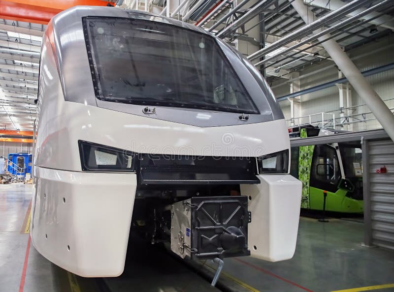 Production Workshop for the Production of High-speed Trains Stock Image ...