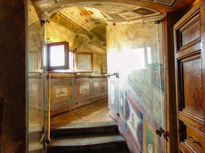 Inside Castel Sant`Angelo editorial image. Image of history - 133054730