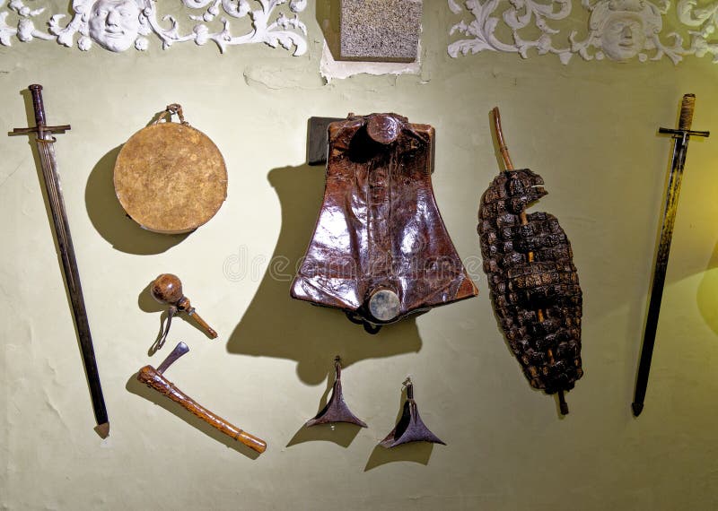 Inside Castle of St Michael Mount - Cornwall, England Stock Image ...