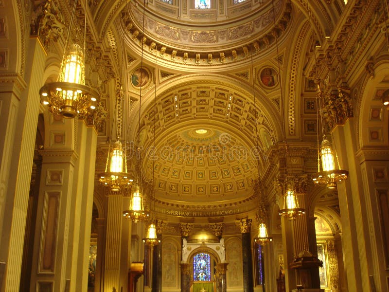 Inside a Cathedral editorial stock image. Image of dome - 263419