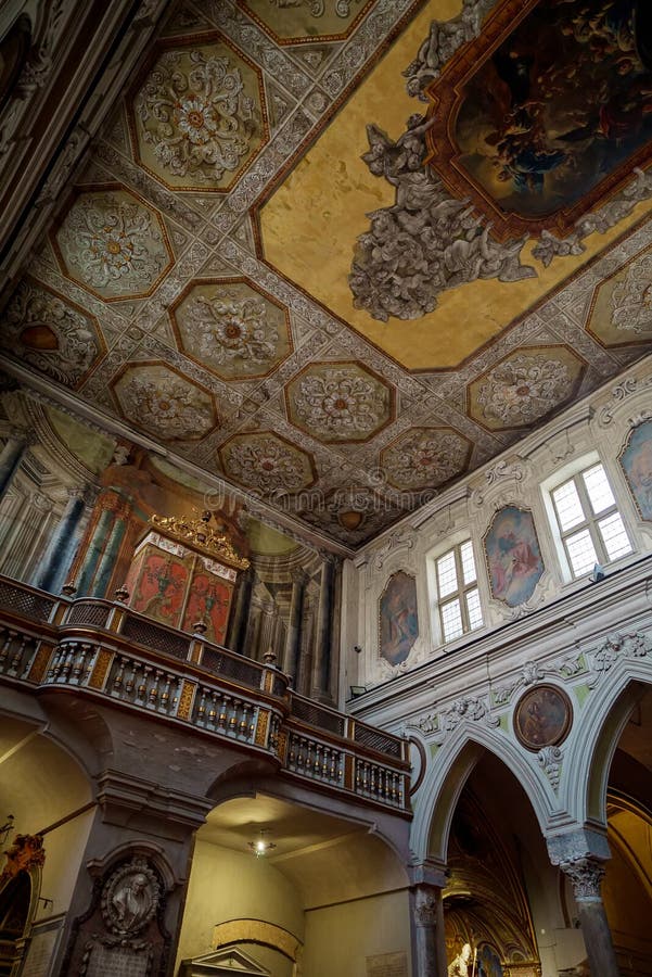 Inside of Cathedral of the Assumption of Mary Stock Photo - Image of ...