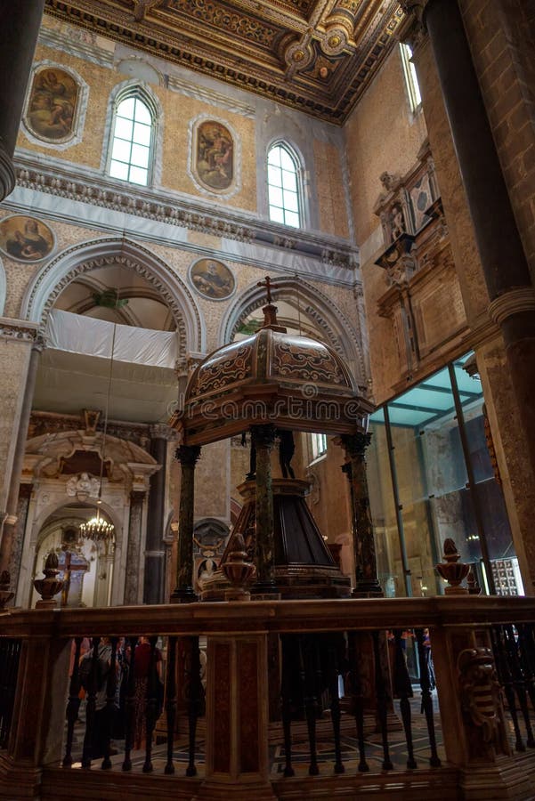 Inside of Cathedral of the Assumption of Mary Stock Image - Image of ...