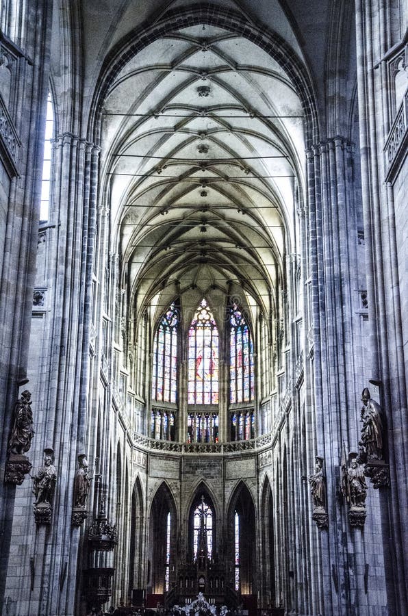 Inside the cathedral editorial stock photo. Image of architecture ...