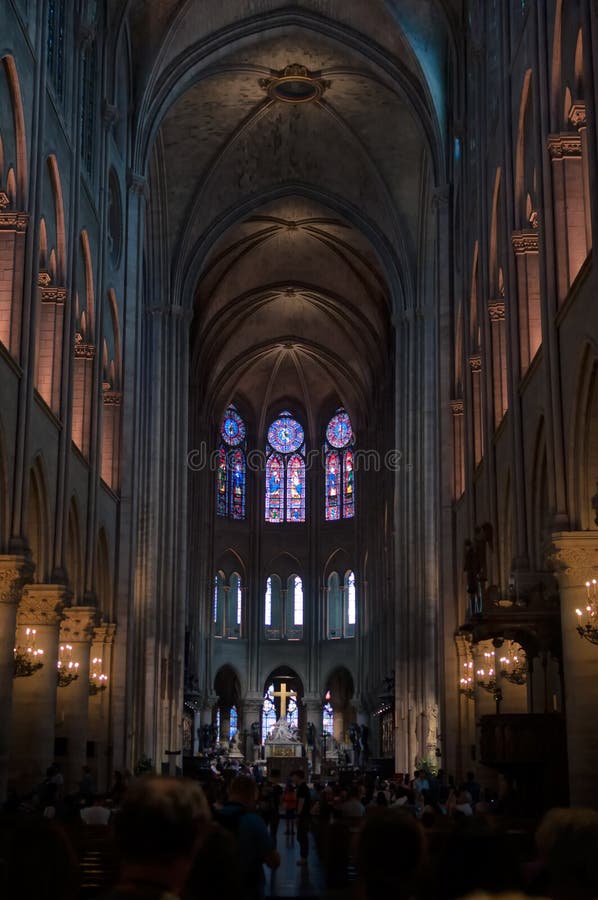 Inside French Cathedrals Stock Photos - Free & Royalty-Free Stock ...