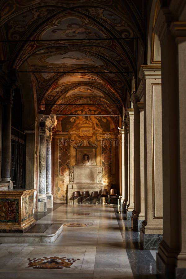 Inside cathedral in Rome editorial photo. Image of history - 59069326