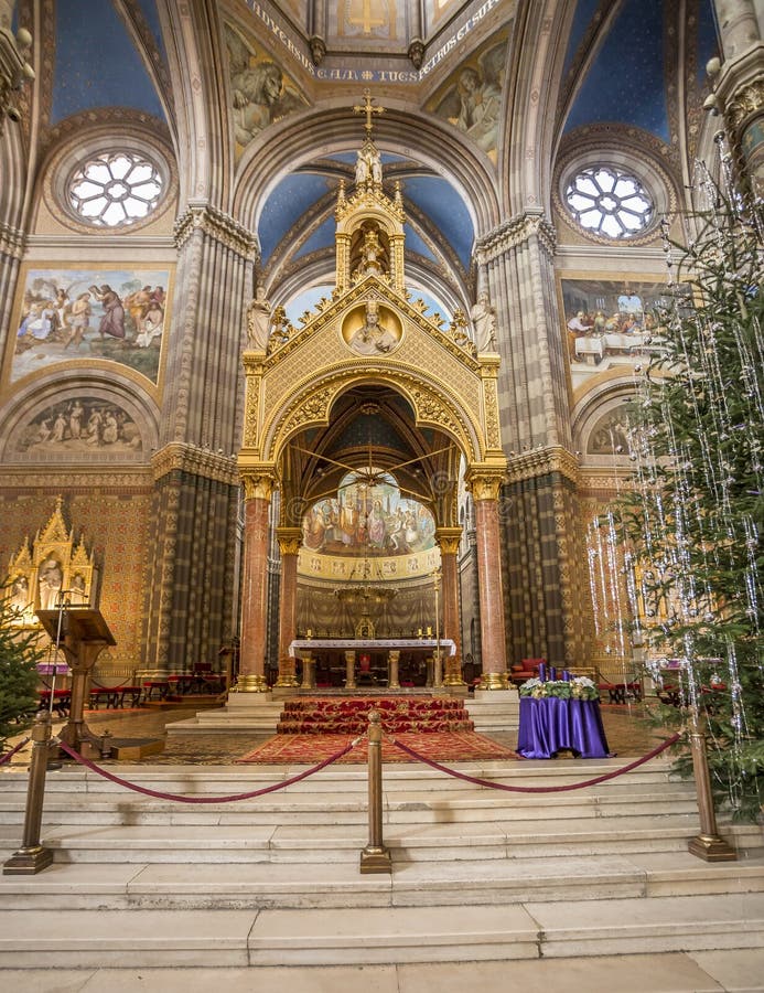 Inside catholic church stock image. Image of cathedral - 89009035