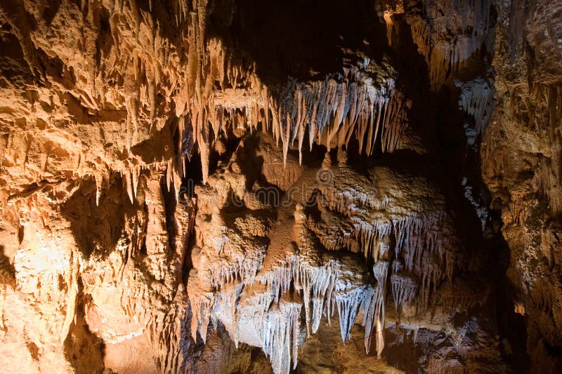 Inside a cave stock image. Image of nature, grotta, speleology - 26610923