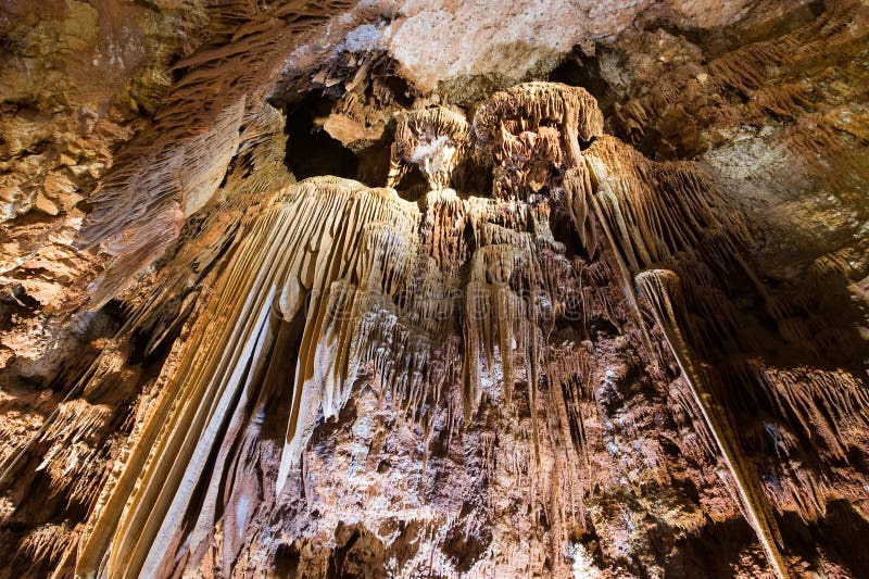 Inside a cave stock image. Image of natural, tourism - 26611027