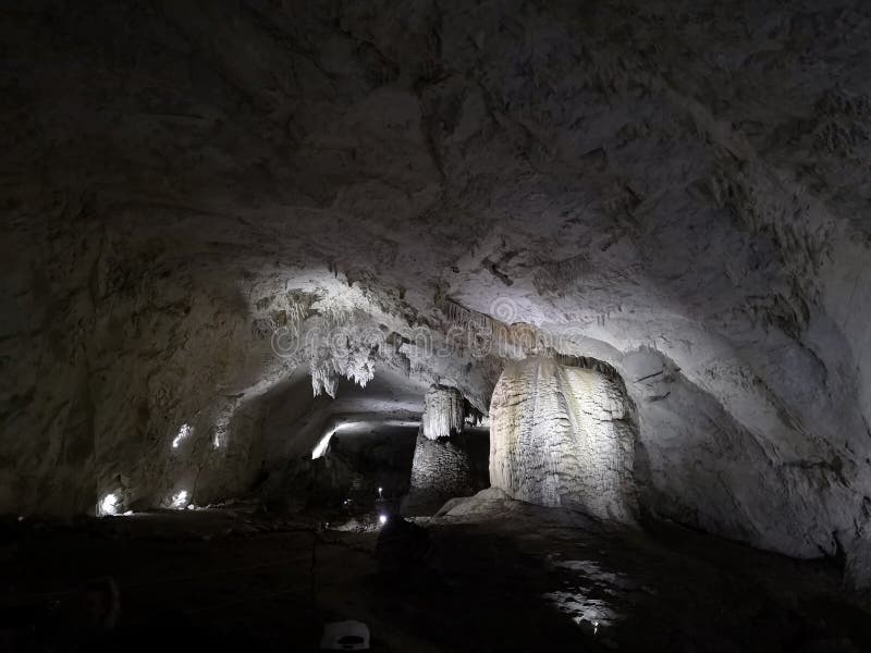 Inside the Cave - Meziad Cave Stock Image - Image of beautiful, cavern ...