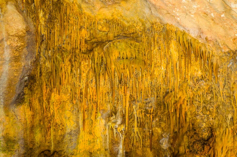 The inside of the cave stock image. Image of geology - 91651137