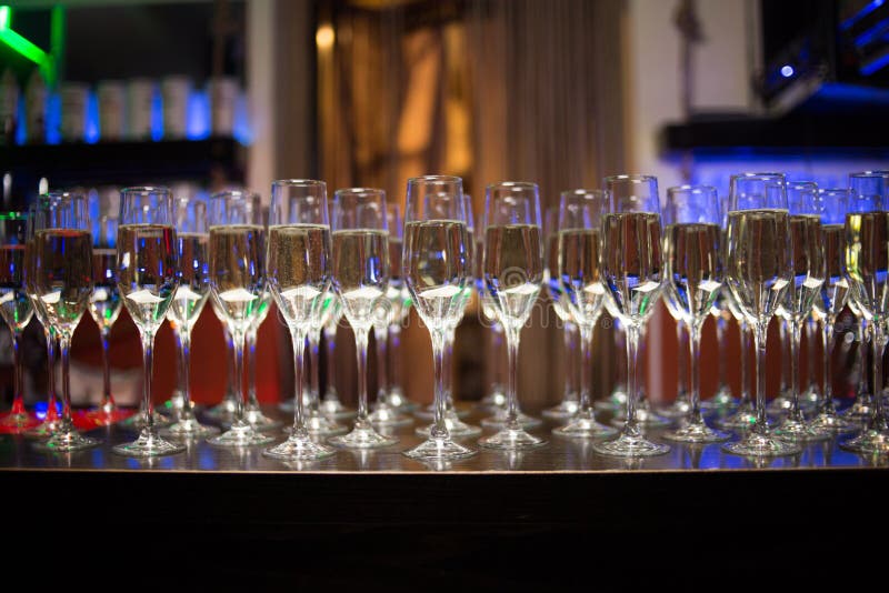 Champagne Catering for Guests Stock Photo - Image of open, catering ...