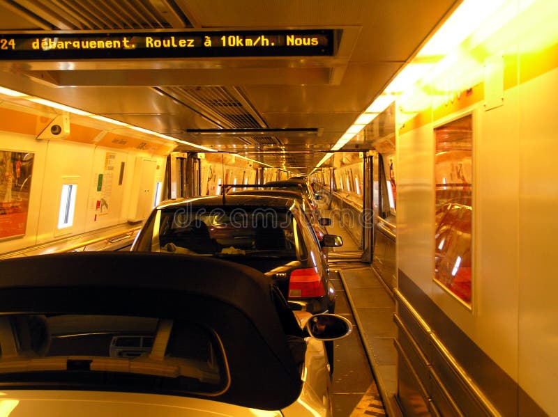 Inside Channel Tunnel