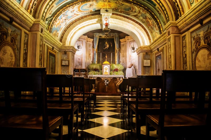 Inside the Chapel stock photo. Image of church, baroque - 107560502