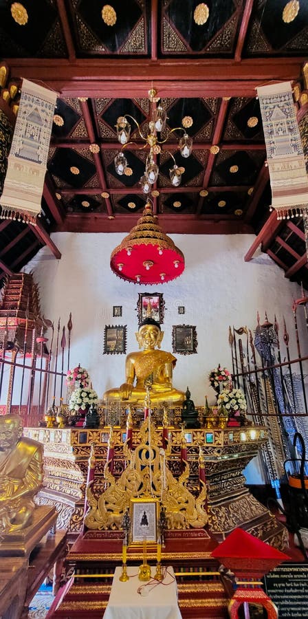 Inside chapel of temple stock image. Image of pagoda - 316584469