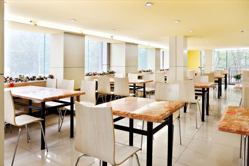 Lunch Room stock image. Image of decoration, business - 10798987
