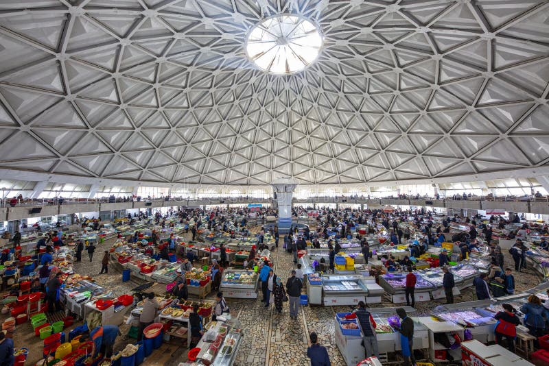 Chorsu Bazaar in Tashkent, Uzbekistan Editorial Image - Image of ...