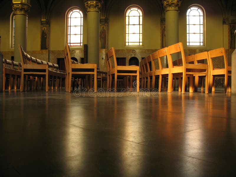 Inside the church stock photo. Image of bench, wood, faith - 3080164