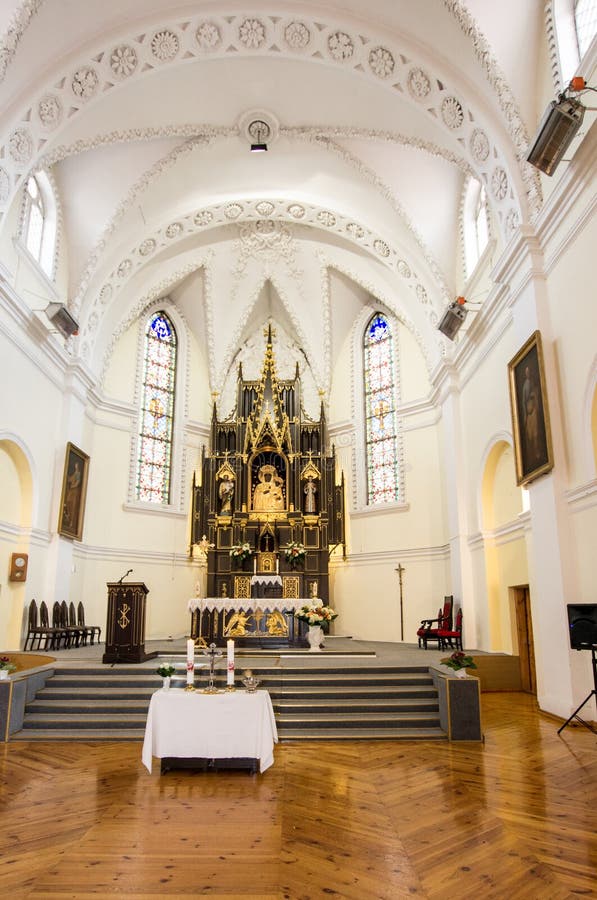 Inside of a church editorial image. Image of glass, church - 32866975