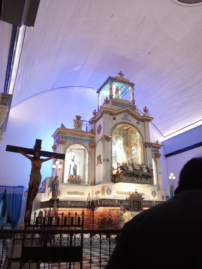 Inside Church stock photo. Image of mass, inside, manaoag - 282702460