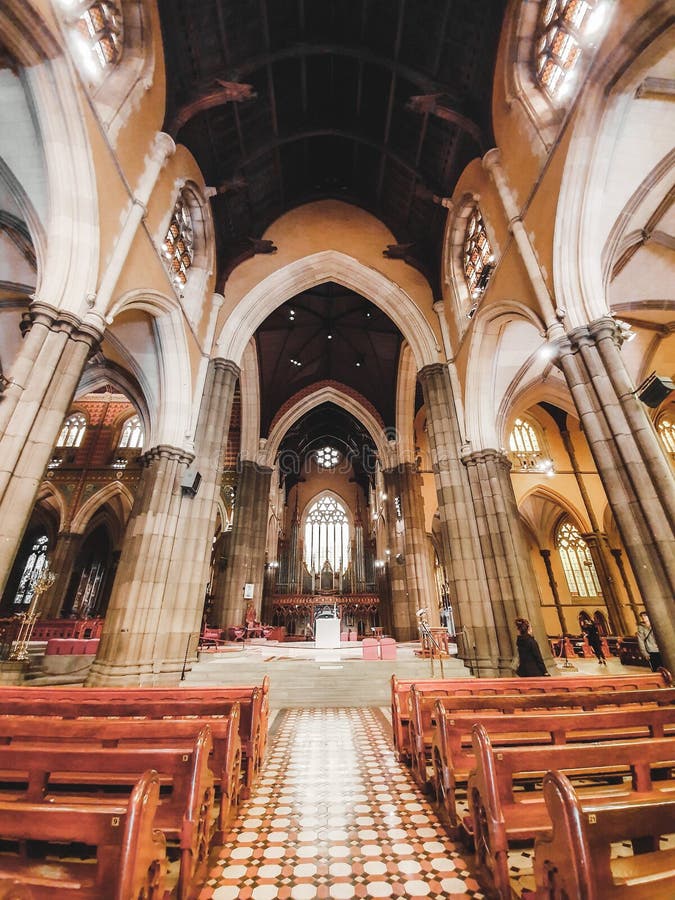 Inside the Church Where is so Beautiful Designed. Stock Photo - Image ...