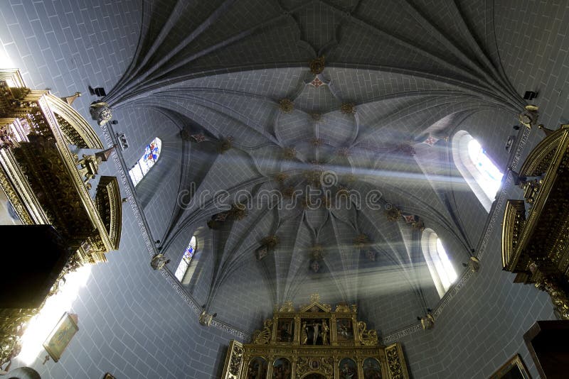 Inside churh stock photo. Image of asuncion, light, golden - 23554204