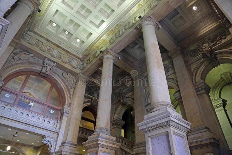 Inside City Hall stock image. Image of romantic, second - 165885845