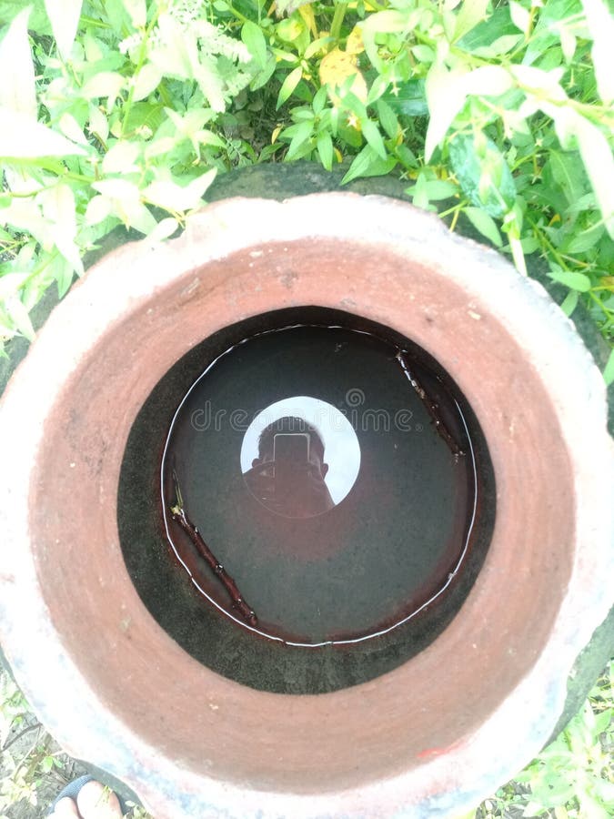 Inside clay jar stock photo. Image of brown, inside - 240017204