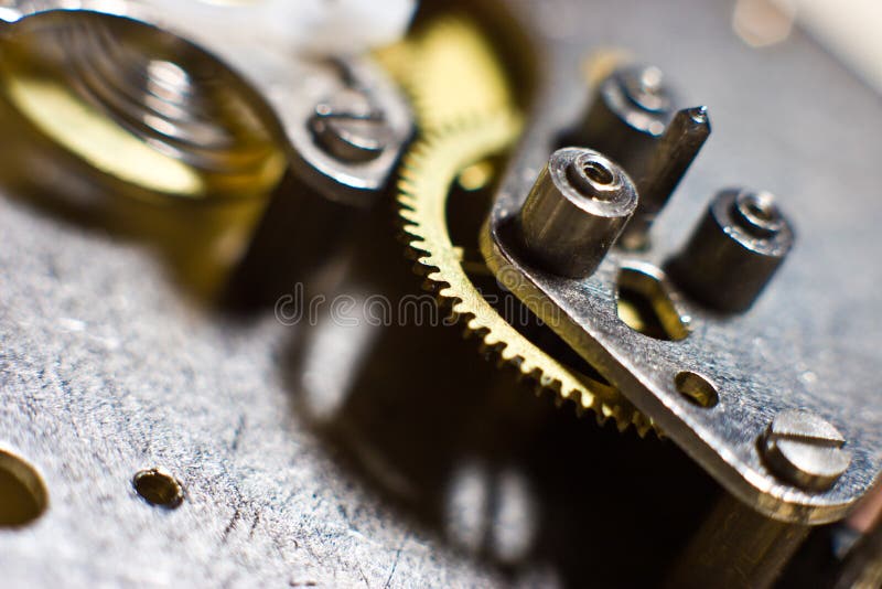 Inside clock stock image. Image of machinery, conceptual - 3739735