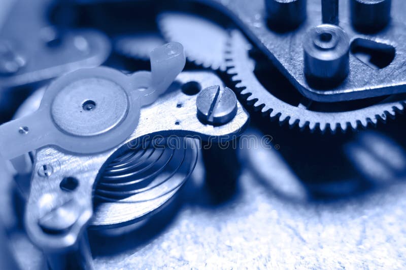 Inside Of An Clock Picture. Image: 8819599