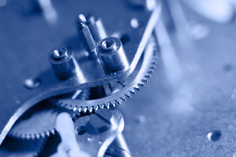 Inside of an clock stock photo. Image of technology, clock - 8819622