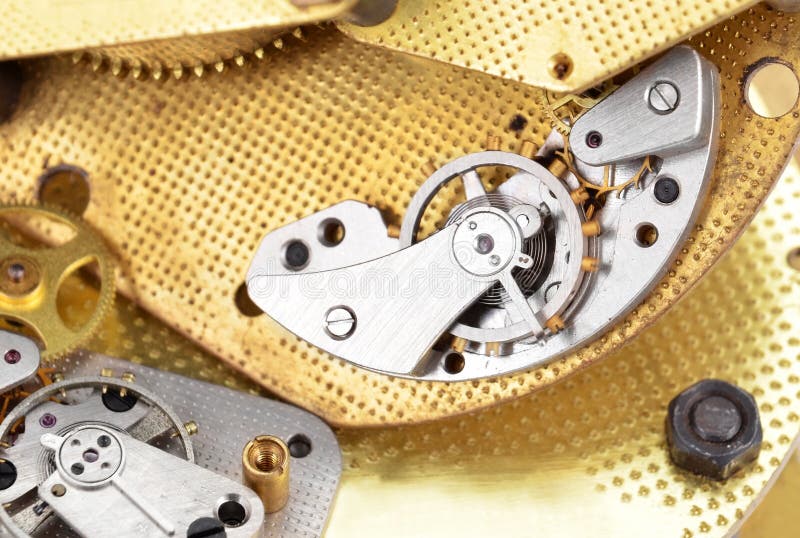 Inside of old clock stock photo. Image of machine, motion - 10280758