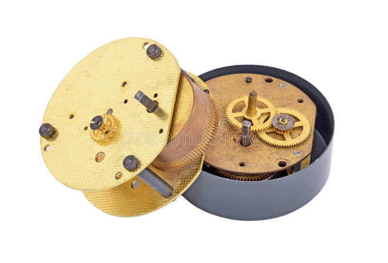 Inside the Clock (clockworks) Stock Image - Image of mechanism, object ...