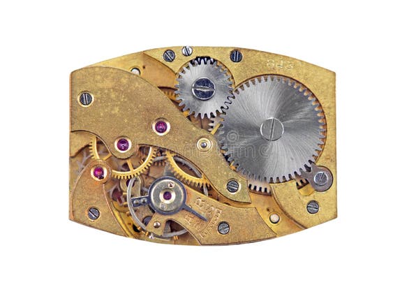 Inside the Clock (clockworks) Stock Image - Image of analog, retro ...