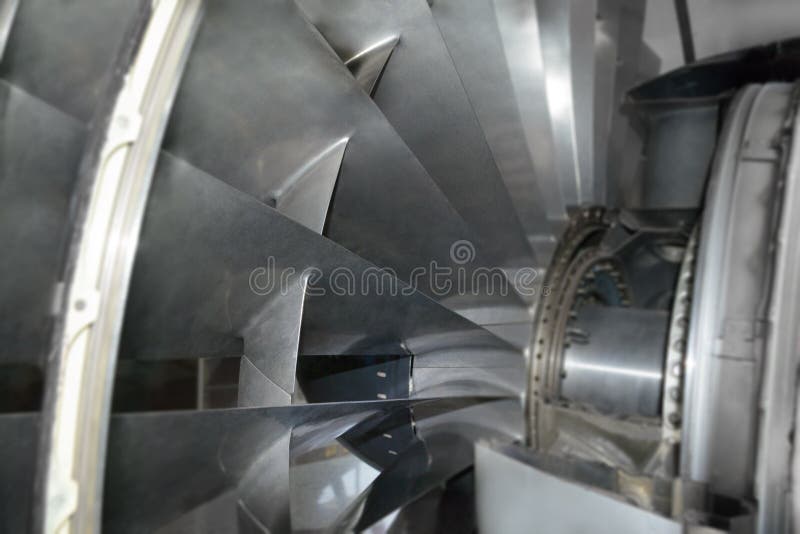 Jet engine inside stock image. Image of rotor, aviation - 103258087