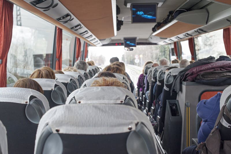 Inside a coach editorial photography. Image of interior - 55608357