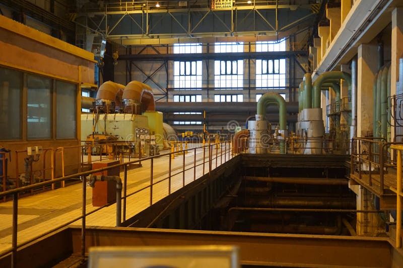 Inside of a Coal Powerplant Stock Photo - Image of machine, powerplant ...