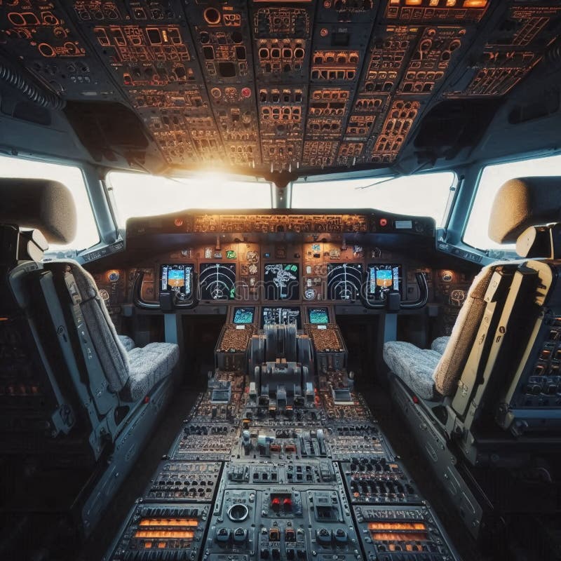 Inside the cockpit stock photo. Image of pilot, spaceship - 323131160