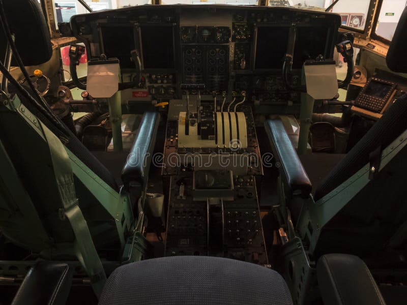 Inside the cockpit stock image. Image of aircraft, copilot - 66343603