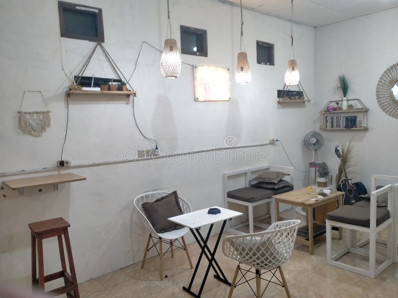 Inside Coffee Shop stock photo. Image of building, table - 223199648