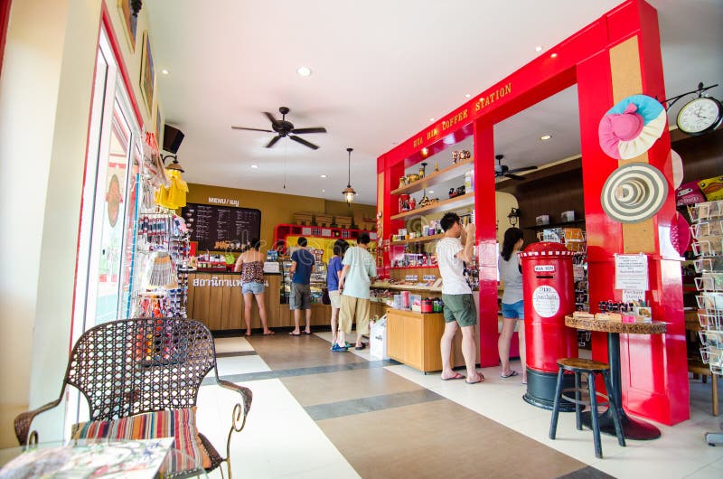 Inside coffee shop. editorial stock photo. Image of desert - 41872813