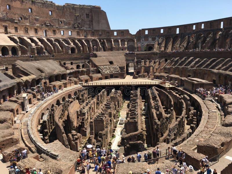 Inside the Coliseum in Rome Editorial Photography - Image of city ...